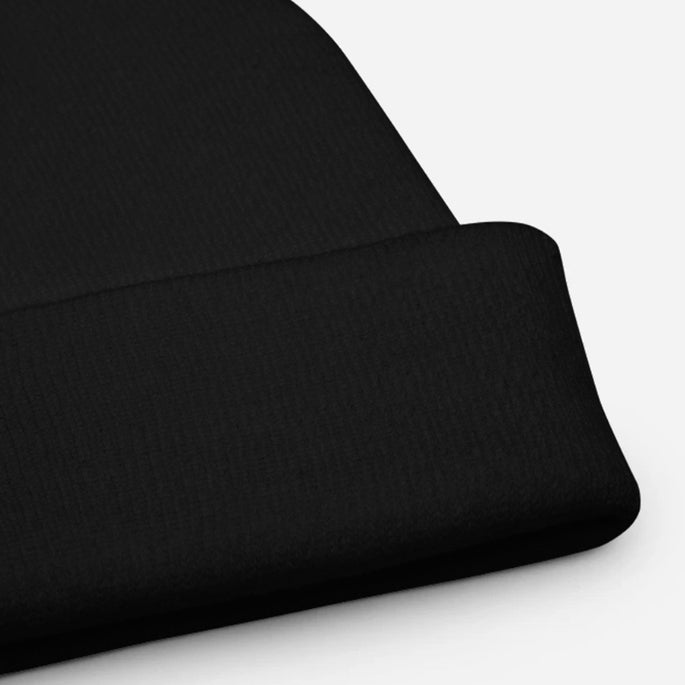 Soulful Silverback Cuffed Beanie, Embroidered Winter Stocking Hat, Uni ...