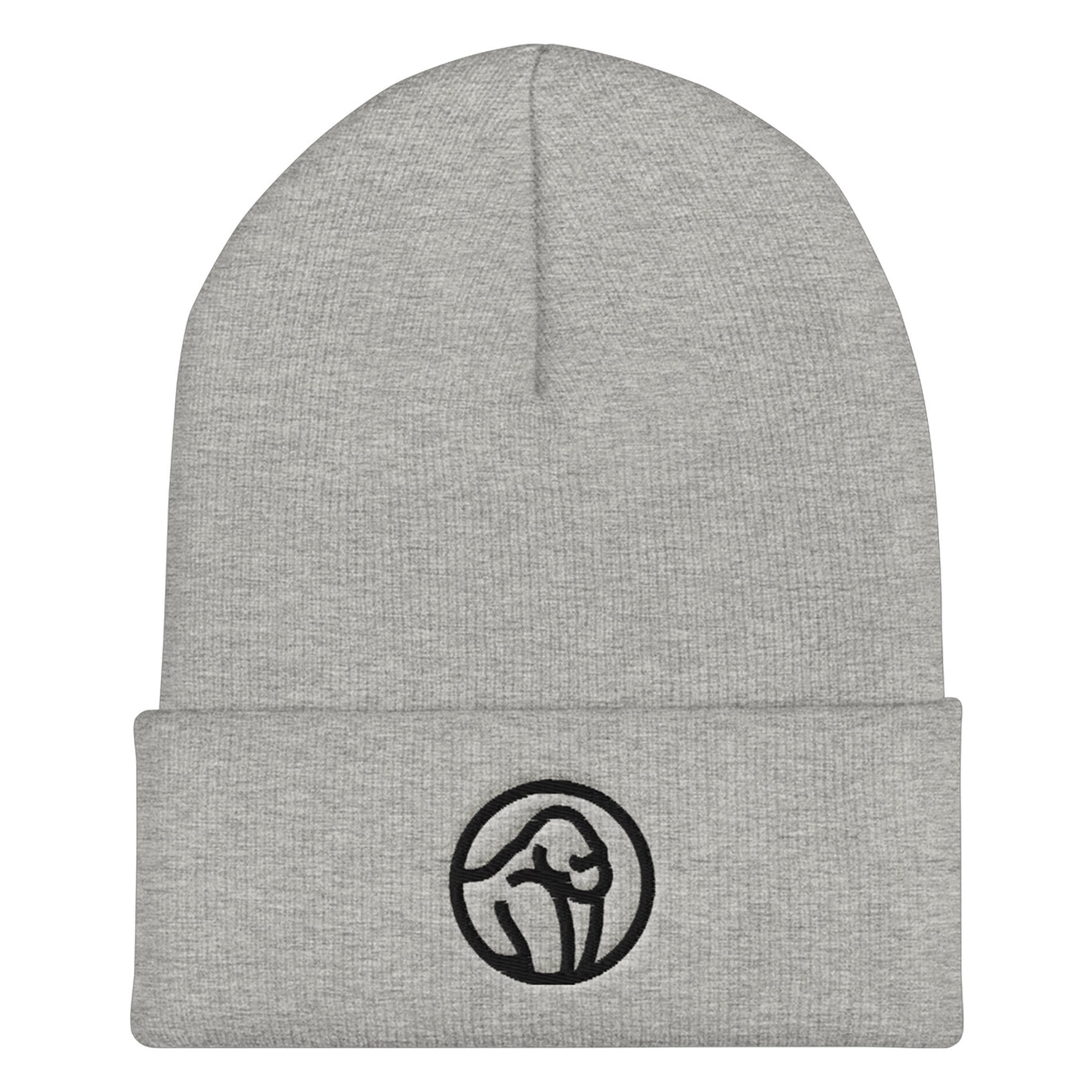 Soulful Silverback Cuffed Beanie, Embroidered Winter Stocking Hat, Uni ...